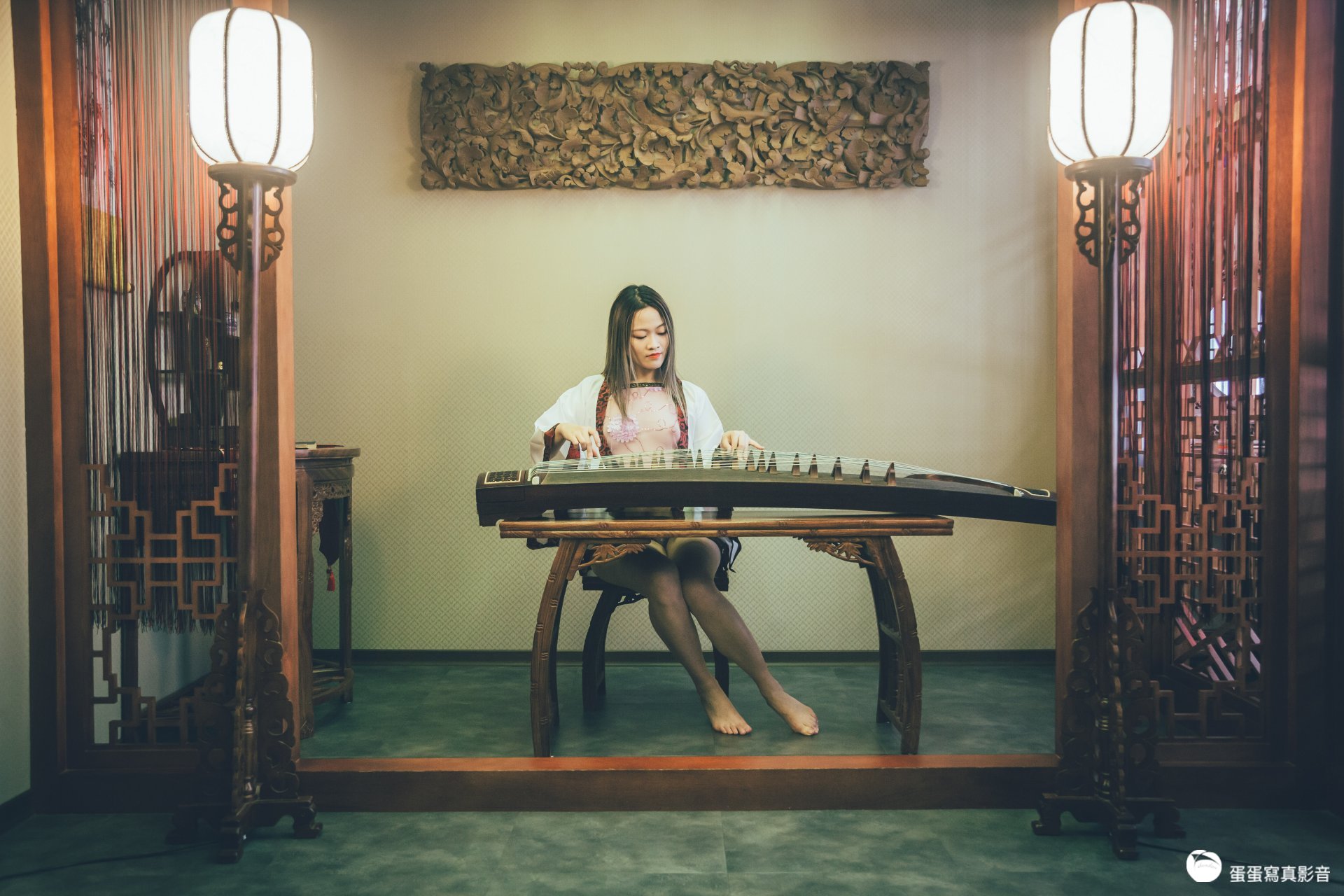 [UBTK-002]肚兜誘惑 古箏美人 #夏暴羽 - 蛋蛋寫真影音